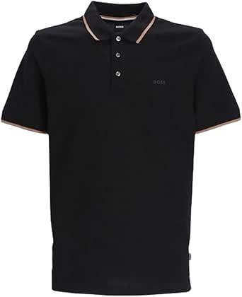 Amazon | [HUGO BOSS] [ヒューゴボス] ポロシャツ 無地 半袖 ロゴ ワンポイント レギュラーフィット 鹿の子 スポーツ ...