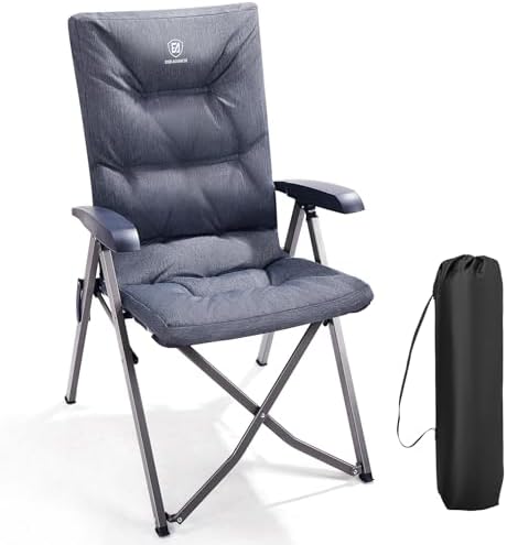 Amazon.com: EVER ADVANCED Camping Recliner Chair and Folding Camping ...
