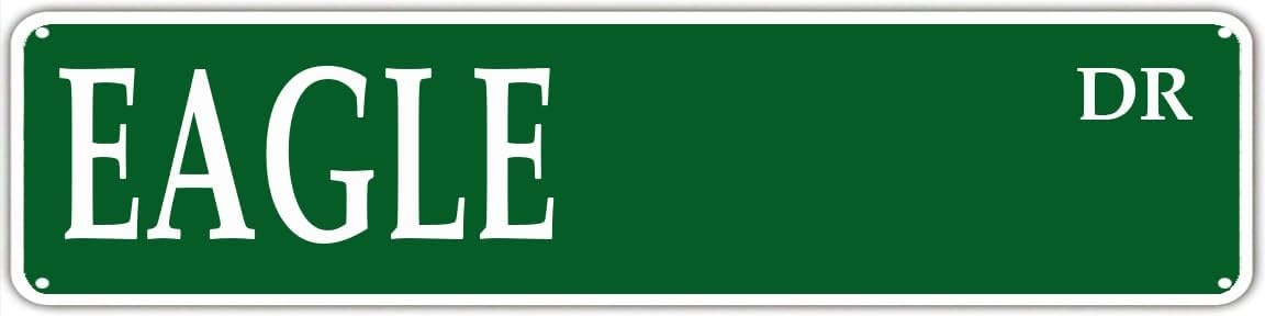 Amazon.com : Classic Eagle Dr Street Sign,Metal Road Sign For Indoor ...