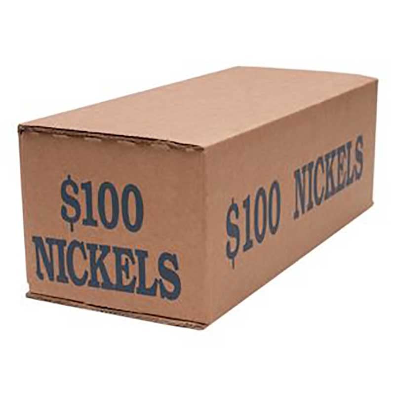 Nickel Coin Holder Box - Pack and Ship Coin Storage Box - Package of 50 ...