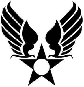 Amazon.com: Us Army Air Corps Hap Arnold Wings Military Vinyl Decal ...