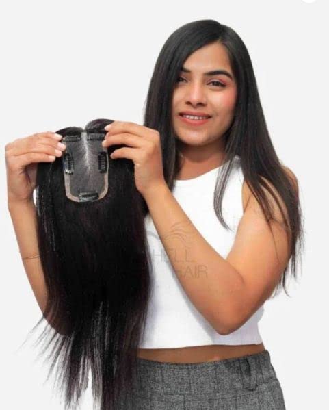 THE SHELL HAIR 3×5 Lace Hair Topper - Human Hair Extensions - Natural ...