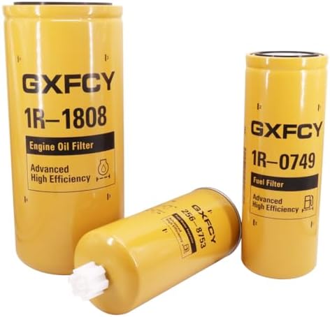 Amazon.com: 1R-1808 Oil Filter 1R-0749 Fuel Filter 256-8753 Fuel Water ...
