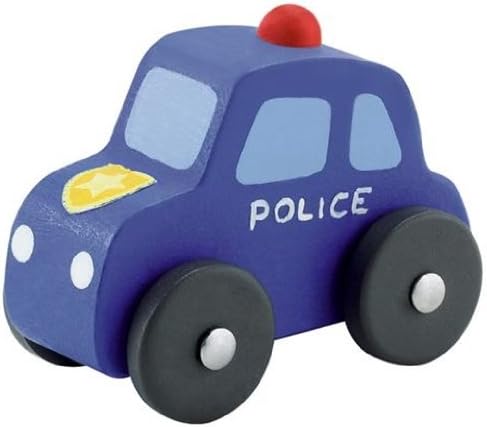 Miniature Wooden Toy Police Car : Amazon.co.uk: Outlet