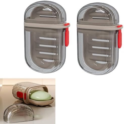 Amazon.com: Travel Soap Case,Bar Soap Holder for Shower,Travel ...