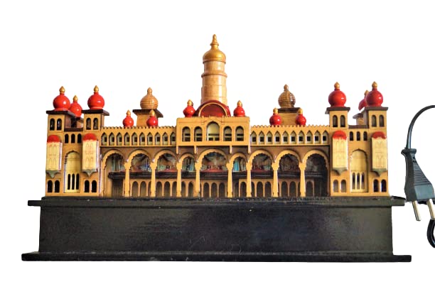 Buy Mysore Palace 3D Model with Lights Decorative Showpiece - (Wood ...