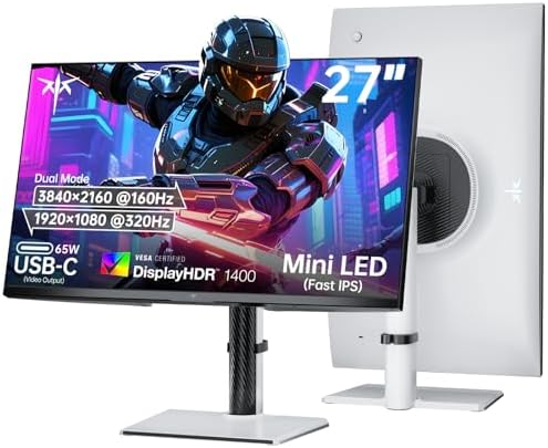 Amazon.com: KTC 27 Inch Dual Mode Mini LED Monitor - 4K UHD at 160Hz ...