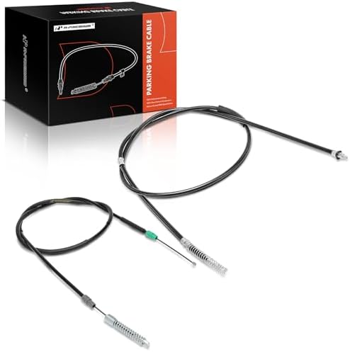 A-Premium Rear Driver and Passenger Side Parking Brake Cable Assembly ...