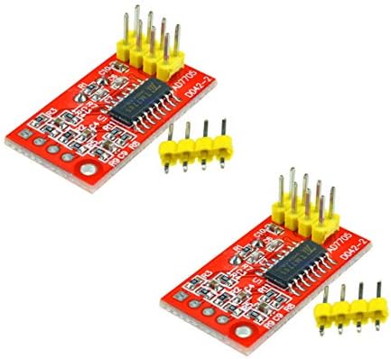 HiLetgo 2pcs AD7705 Dual 16 bit ADC Data Acquisition Module Input Gain ...