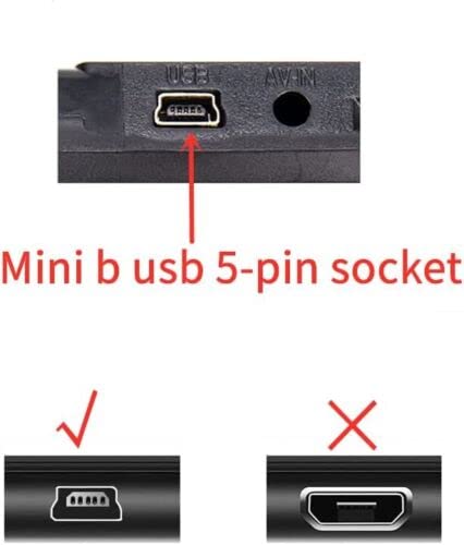 FASTRONICS Mini USB B 5 pin Male Right &Left Angle 90 Degree to USB ...