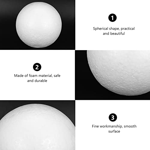 Kichvoe 15CM Balls Foam Cake Dummies Foam Spheres Fondant Cake Practice ...