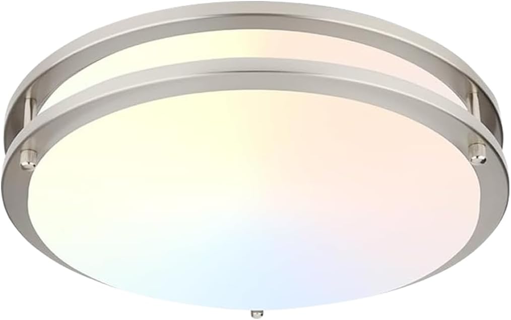 Flush Mount Ceiling Light Fixture 10 Inch LED Ceiling Light Dimmable ...