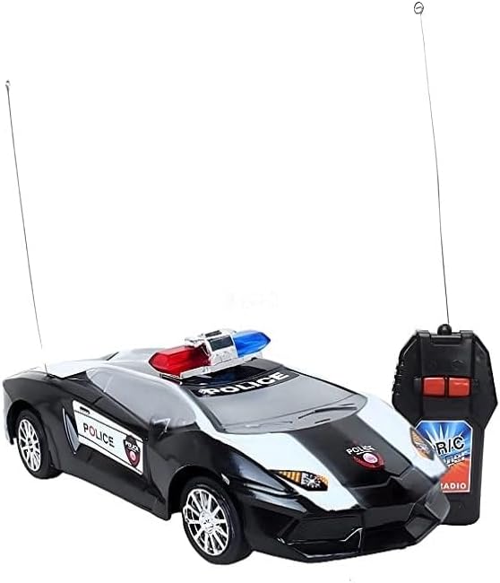 Click supermall Remote Control Police Car, Fast RC Vehicle with 3D ...