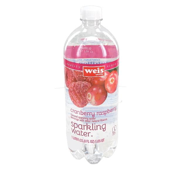 Amazon.com: Weis Quality, Sparkling Water Cranberry Raspberry, 33.8 Fl Oz : Grocery & Gourmet Food