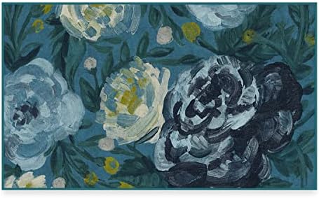Amazon.com: RUGGABLE Washable 3x5 Area Rug, Camellia Midnight, Premium ...