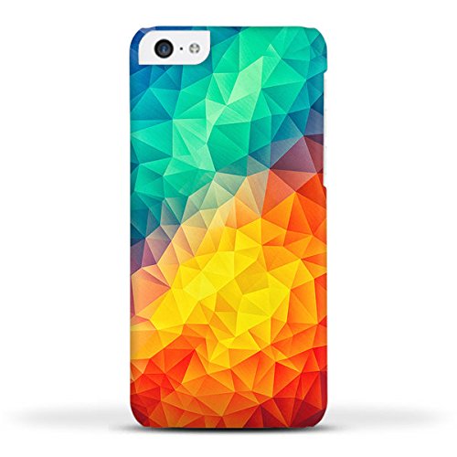 FUNKYLICIOUS iPhone SE Back Cover Abstract Multi Color Cubizm Painting ...