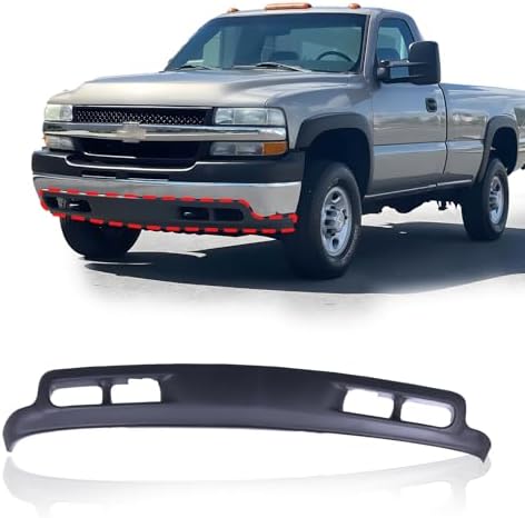 Amazon.com: Perfit Liner Front Bumper Lower Valance w/Fog Hole & w/Tow ...