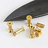 Amazon.com: TEAMWILL 10PC Brass Knife Handle Pin Rivets Knife Fasteting ...