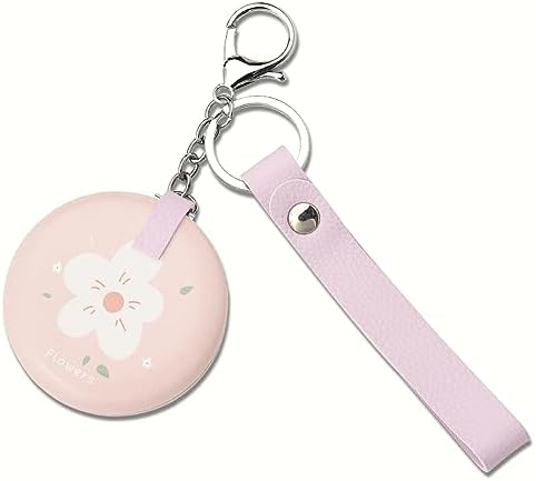 Small Magnifying Mirror Keychain for Purse Makeup Vanity Mirror ...