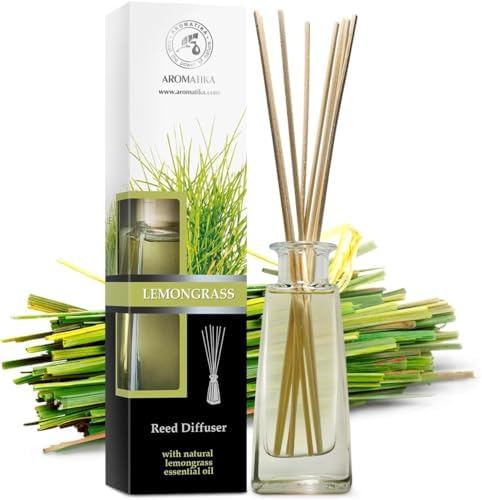 Reed Diffuser Refill Lemongrass 500ml - Aroma Diffuser with Lemongrass ...