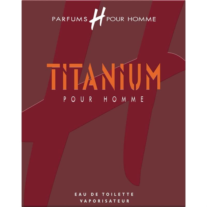 TITANIUM - H Pour Homme Eau De Toilette Vaporisateur 75Ml - Lot De 3 ...