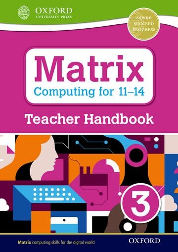Matrix Computing for 11-14 Teacher Handbook 3: Levine, Diane ...