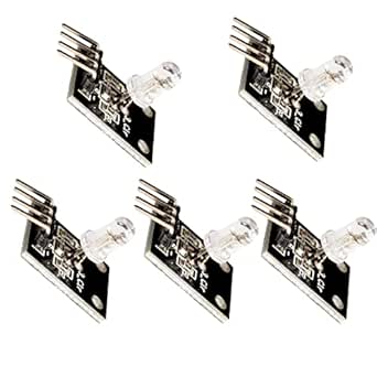 RGB Module Three-Color LEDD Module Full-Color LED Module, Pack of 5 ...