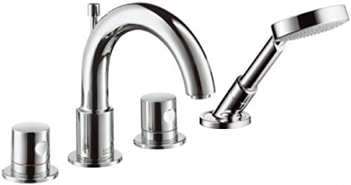 Amazon.com: Hansgrohe Wannenarmatur 4 Loch Axor Uno F Set chrom f r Wannenrandmontage mit ...