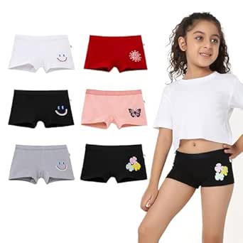 Buy YouGotPlanB Cotton Trunks for Girls | Ages 4-16 | Stretchable ...