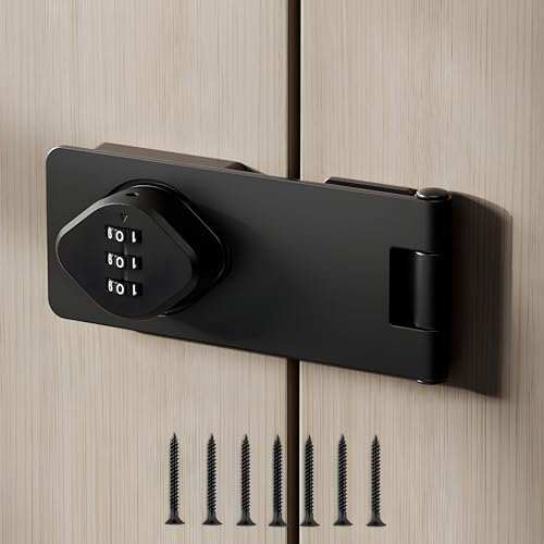 Keyless Combination Lock –3-Digit Combination Lock for Cabinet Doors ...