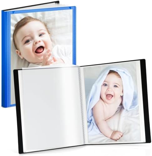 Amazon.com: 2Pack Small Photo Album 5x7 Holds 64 Photos with Strong ...