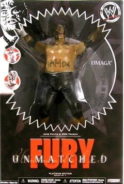 Amazon.com: WWE Unmatched Fury Umaga Action Figure : Toys & Games