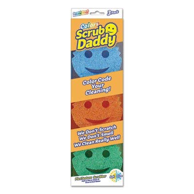 Scrub Daddy - Scratch Free Color Sponge with Flex Texture (4 Pack) 12 ...