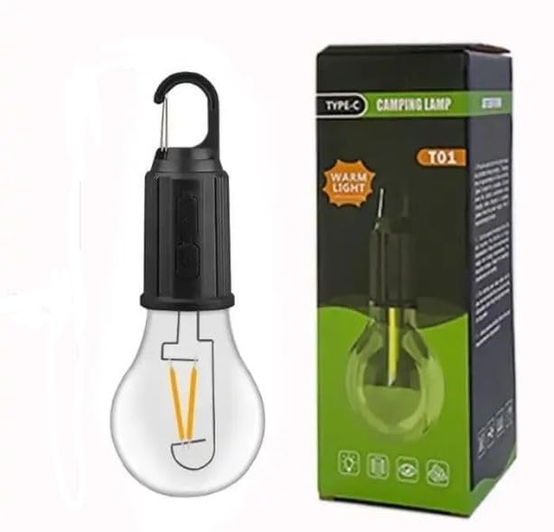 Buy Glowvtech's USB Chargeable Camping Lamp with 3 Modes Hanging ...