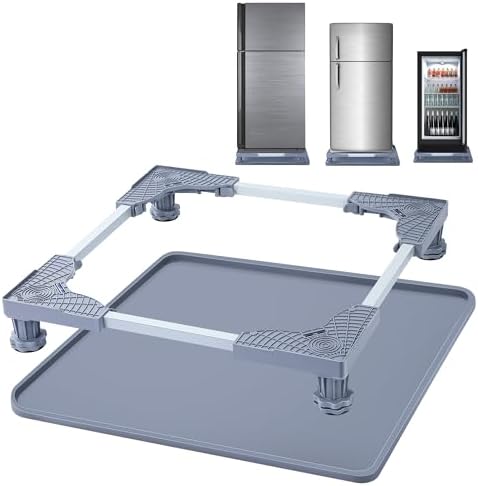 Amazon.com: Mini Fridge Stand with Silicone Drip Tray, Universal Stand ...