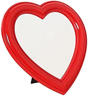 Amazon.com - Utavu Makeup Mirror Heart Shape Wall Desktop Mirror ...