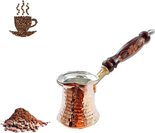 Turkish Coffee Pot Copper, Handmade Copper Cezve Copper Jug for Turkish ...