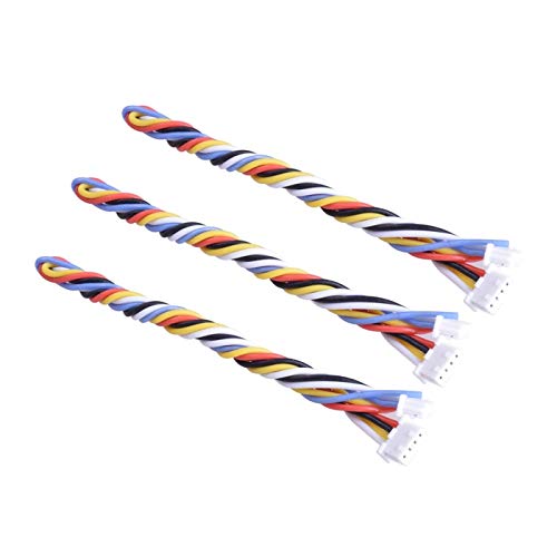 3PCS 5 Pin Silicone Cable Wire for TBS Unify PRO HV / Race RunCam Swift ...
