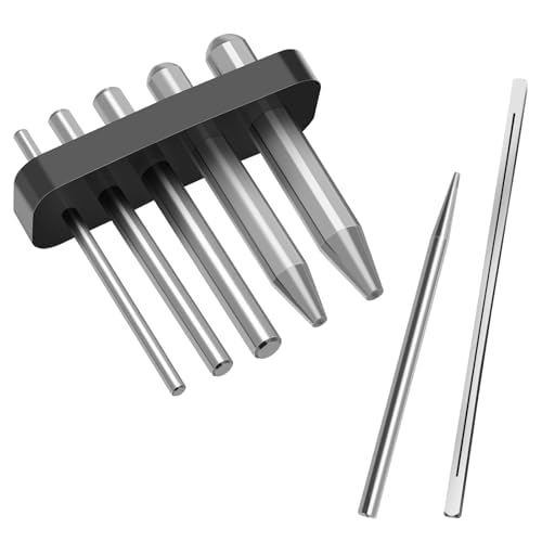 Snapklik.com : 7 Pieces Metal Puzzle Tool Set, DIY Metal Model Kit Tab Edge Cylinder Cone Shape ...