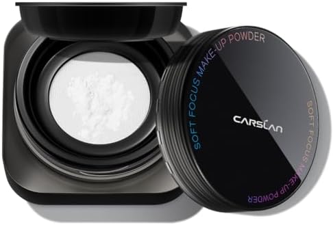 Amazon.com : CARSLAN Soft Focus Loose Setting Powder, Waterproof, Matte ...