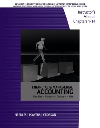 Im T a Finman Accounting 10e : Needles Powers Cross: Amazon.in: Books