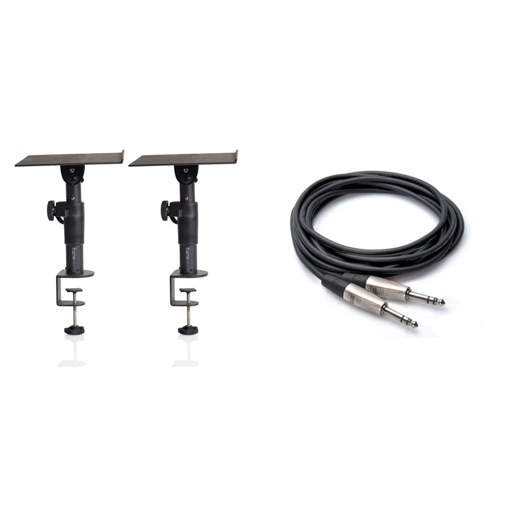Gator Frameworks Desktop Clamp-On Studio Monitor and Speaker Stand ...