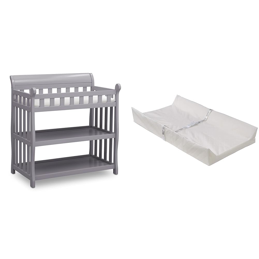 Amazon.com : Delta Children Eclipse Changing Table with Foam Contoured ...