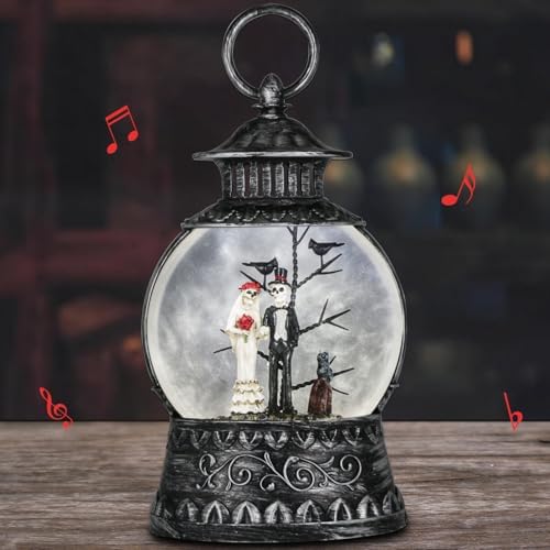 Amazon.com: Halloween Snow Globe,Ghost Couple Musical Snow Globe ...