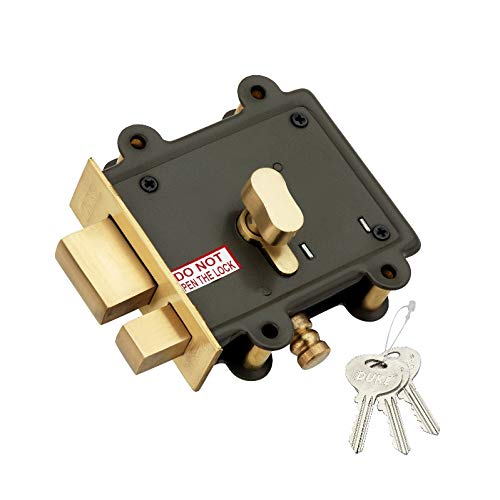 Duke DUKE2000 Key Main Door Lock (Grey) Metallic Finish : Amazon.in ...