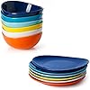 Amazon.com | Sweese Porcelain Dinner Plates - 11 Inch and Cereal Bowls ...