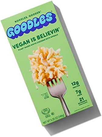 Amazon.com : GOODLES Pasta Variety Pack 6 Pack, 8oz - 10g Protein, 7g ...