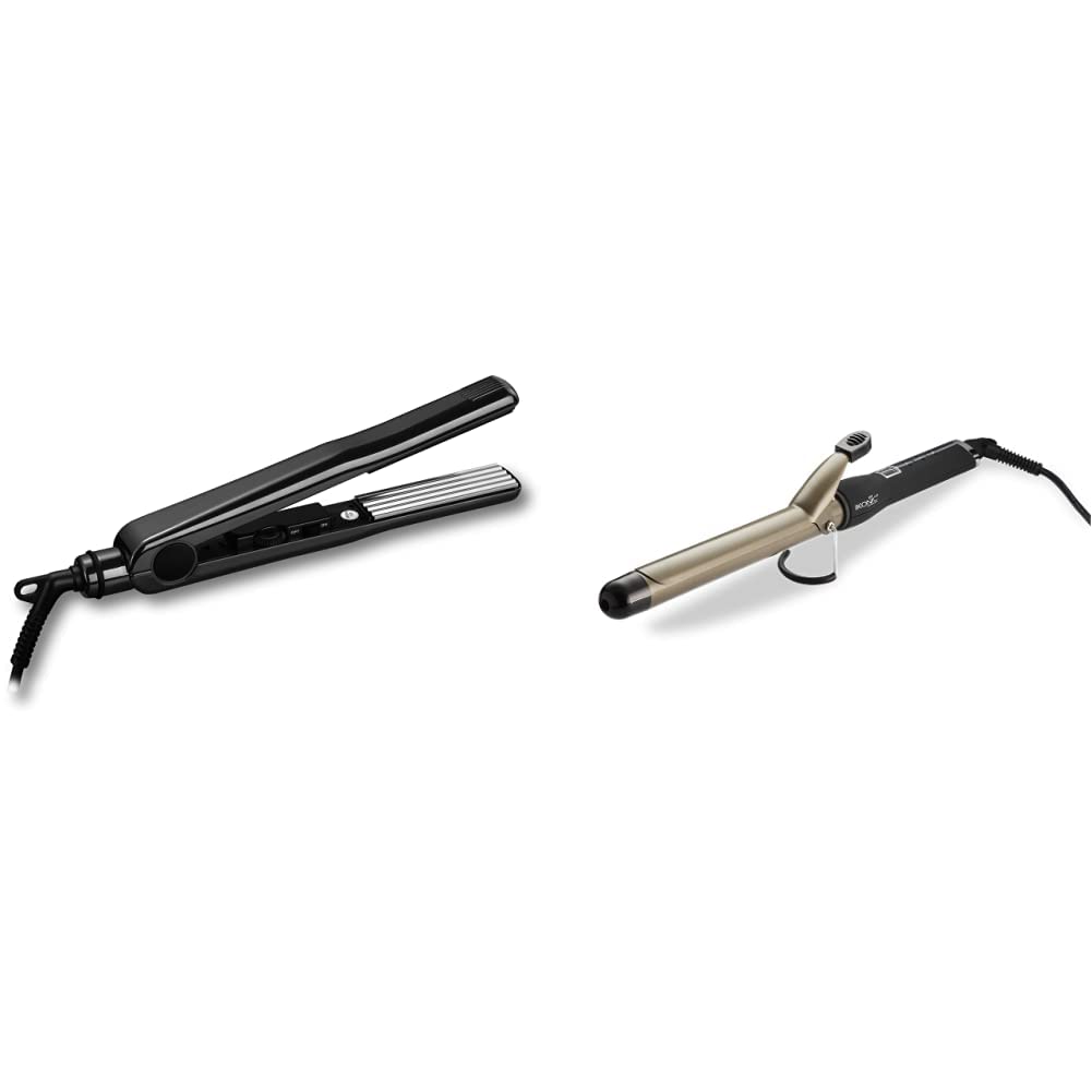 Ikonic Titanium Micro Crimper & Ikonic CT25 Curling Tong : Amazon.in ...