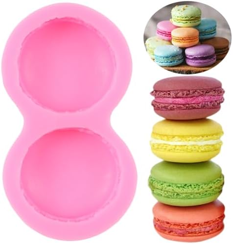 Amazon.com: BUSOHA 6-Cavity 3D Macaroon Silicone Mold for Cake, Macaron ...