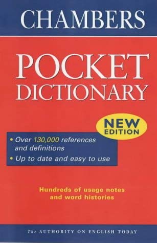Chambers Pocket Dictionary: Amazon.co.uk: Chambers: 9780550100108: Books